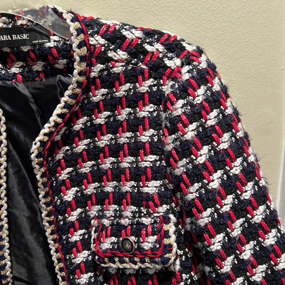 Zara Tweed Boucle Jacket - Gem